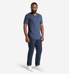 Tri-Blend Scallop V-Neck | Midnight | Goodlife