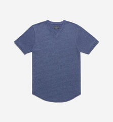 Tri-Blend Scallop V-Neck | Midnight | Goodlife